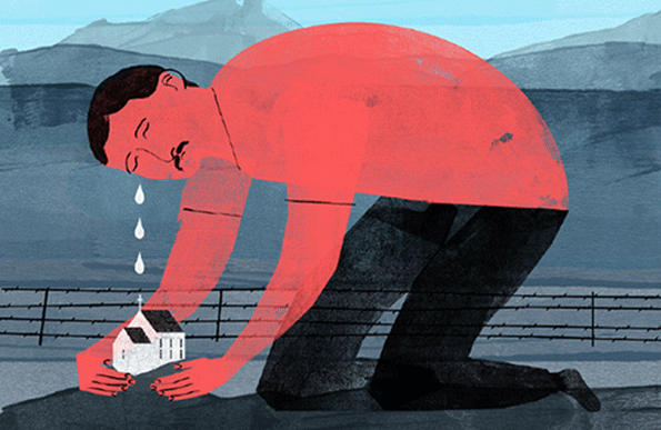 Illustrating life's gloomy side perfectly, Keith Negley's illustrations ...