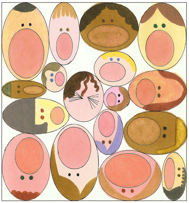 Saehan Parc illustrates women in various colours because she is also a ...