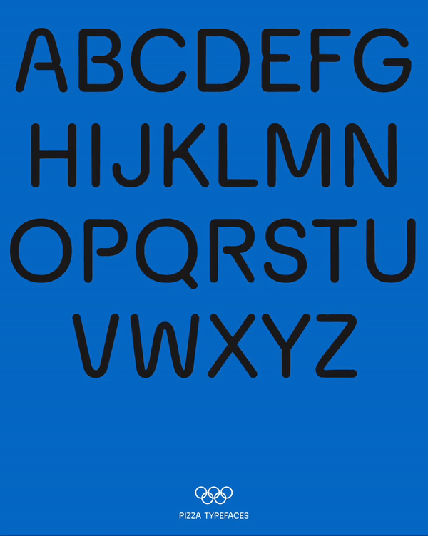 Olympic Font Photos Olympic | Typography Prints